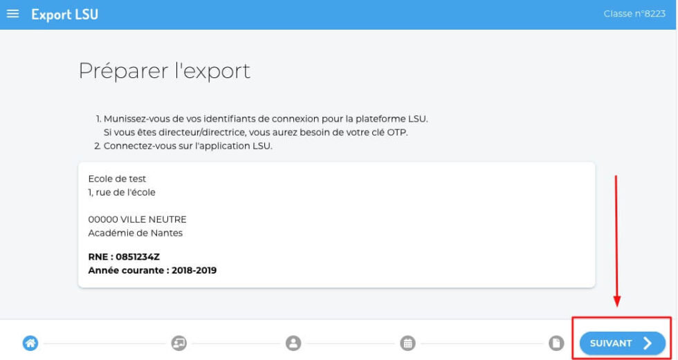 Etape 1 : télécharger le fichier d’export de la classe | Manuel d ...